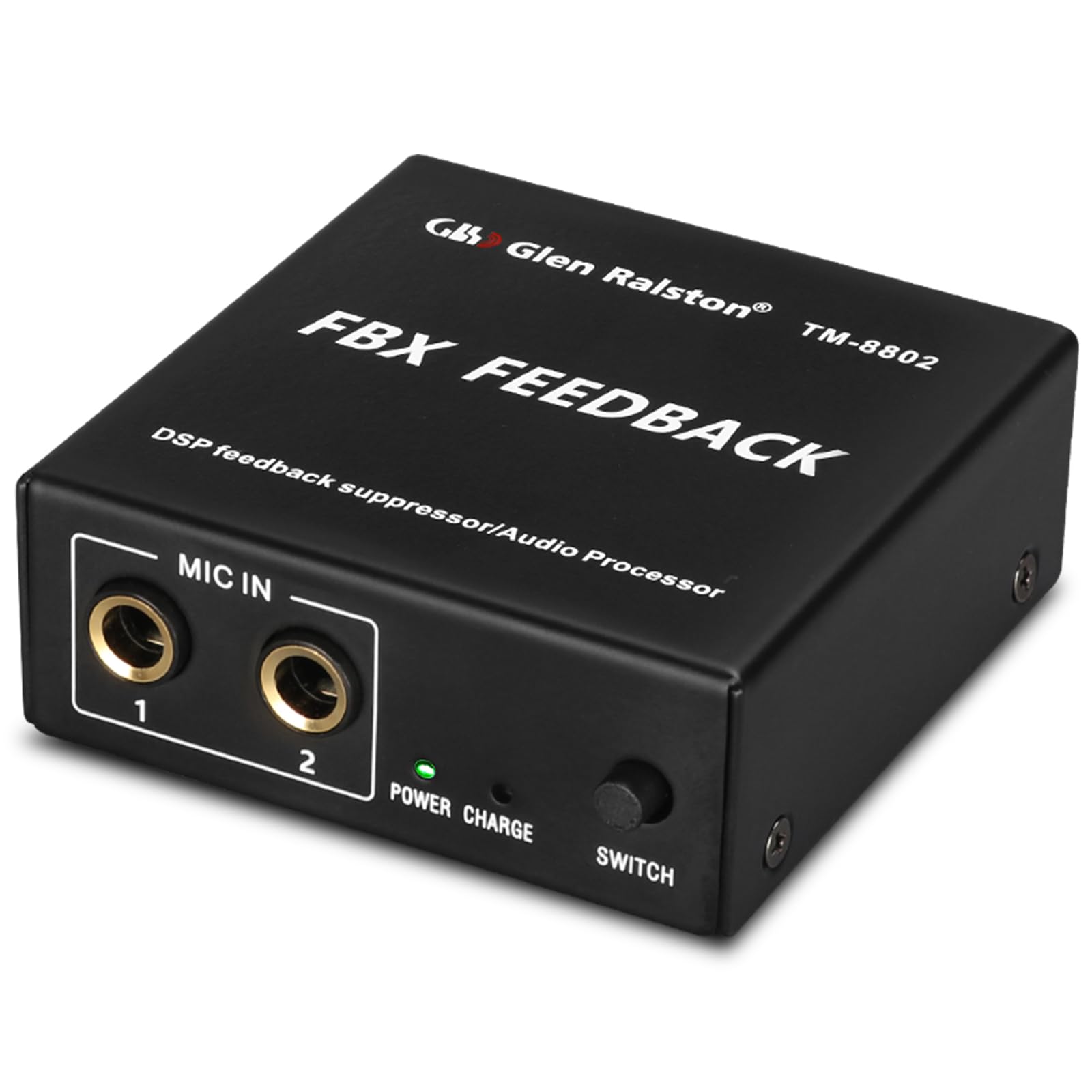 Professional Mini Feedback Suppressor 2 In 1 Out Microphone Anti Howling Audio