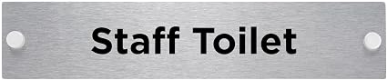 ViroDisplay® Standoff Aluminium Sign – 300 x 60mm – Premium Brushed ...