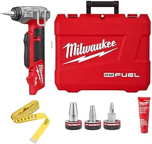 Milwaukee M12 FUEL ProPEX Expander Tool with 1/2 in. - 1 in. RAPID SEAL ...