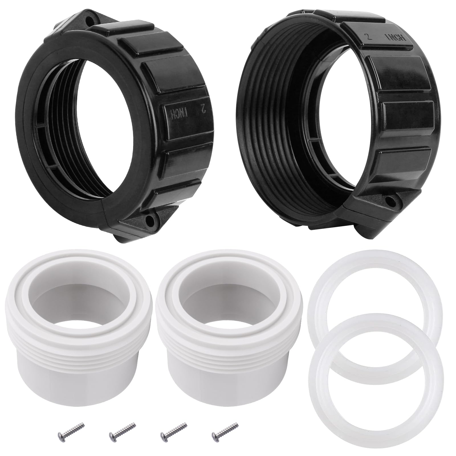 Amazon.com: XT Hot Tub Heater Split Nut Union & Heater Tailpiece 2 ...