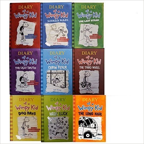 Buy Diary of Wimpy Kid Books 1-9 (The Long Haul, Hard Luck,Third Wheel ...