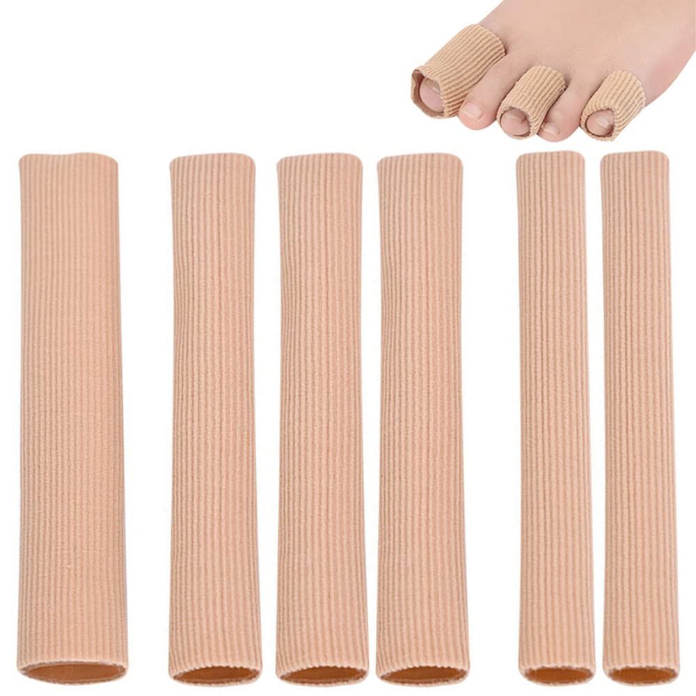 Snapklik.com : 6 Pack Toe Tubes, Toe Cushion Tube, Toe Tubes Sleeves ...