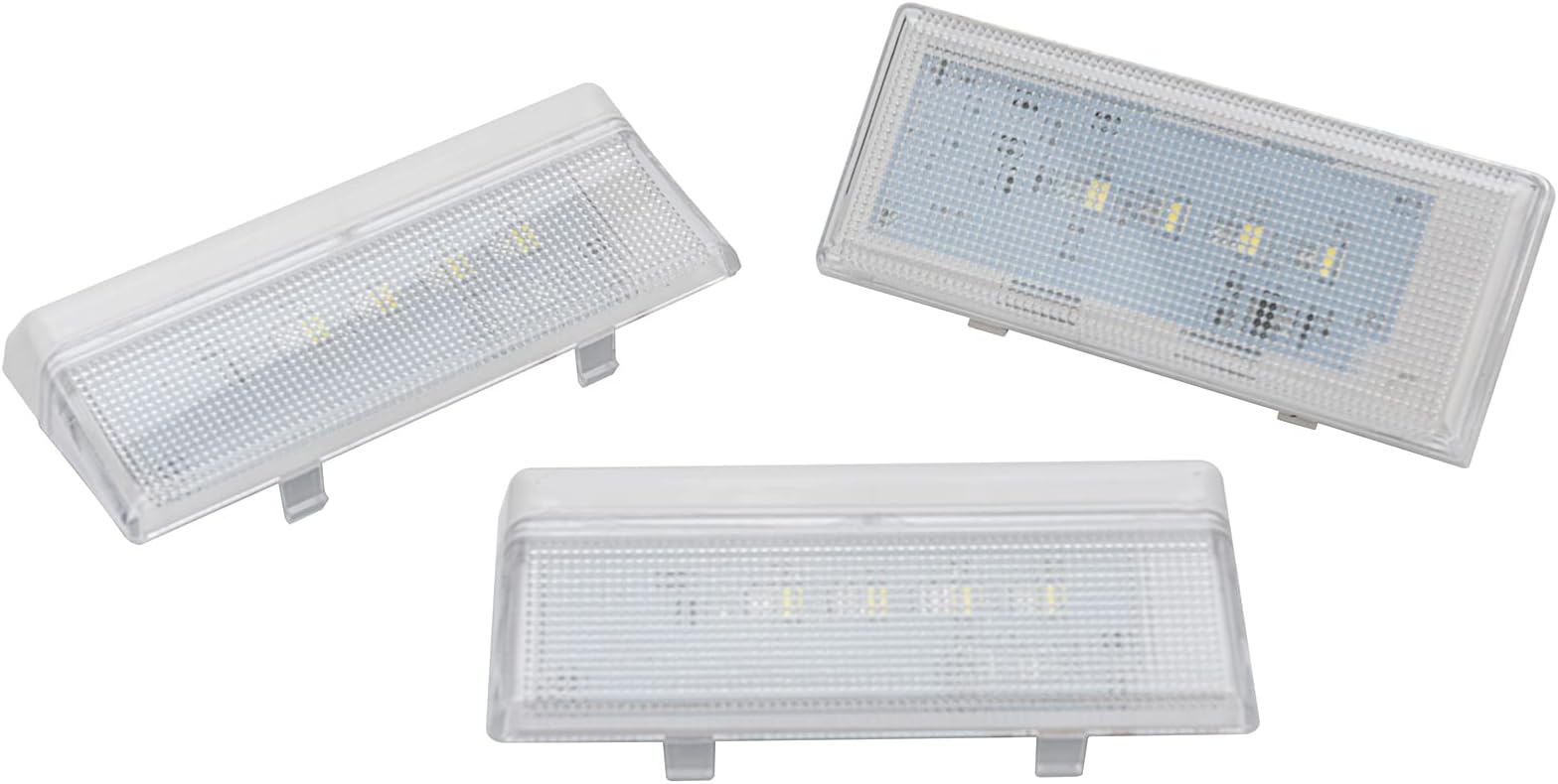 Amazon.com: Refrigerator LED Light 1 Pcs W10515058 & 2 Pcs W10515057 ...
