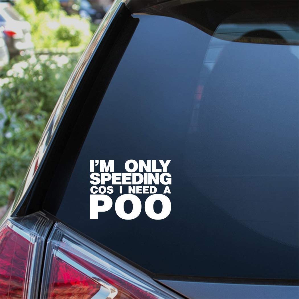 Monster Energy Stickers Funny "I Have To Poop" Bumper Sticker - 9.5x3.3 ...