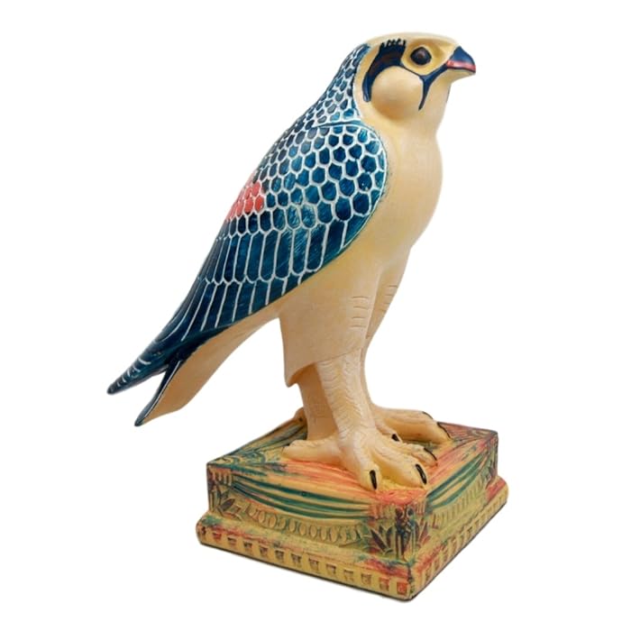 Buy Ebros Ancient Egyptian God Horus Falcon Bird On Royal Pedestal ...