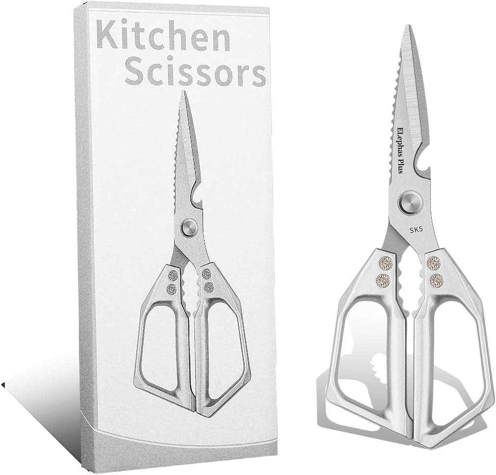 Amazon.com: ELephas PLus Multi-Function Kitchen Scissors Heavy Duty ...