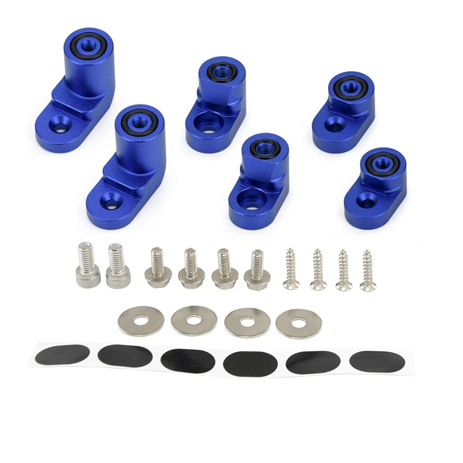 Buy GUOPING ZHUQI Billet T-6061 Anodized Aluminum Bolt-on Rear Wing ...