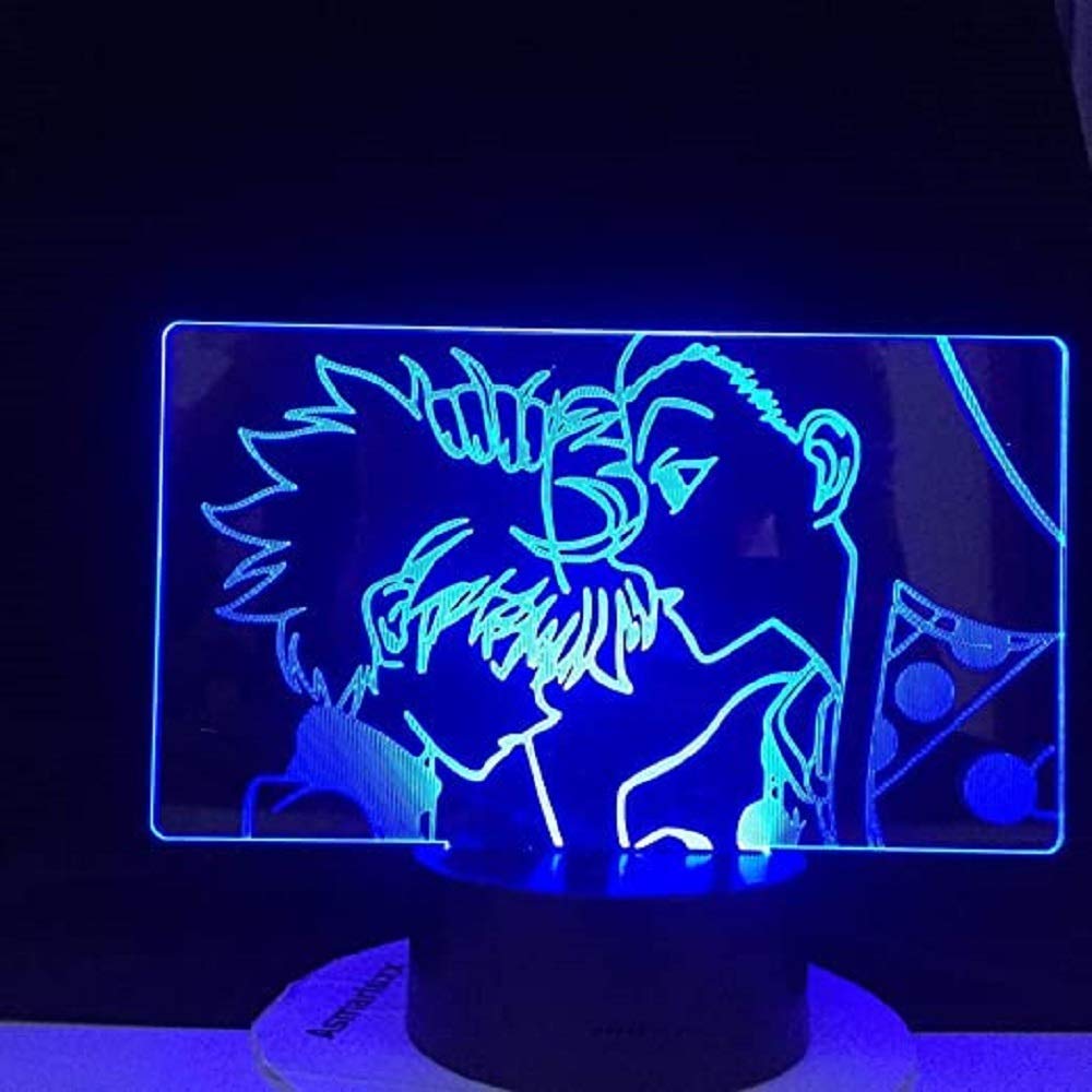 Buy Anime Lamp 3D LED Night Light Hunter X Hunter Figure Hisoka Gon ...