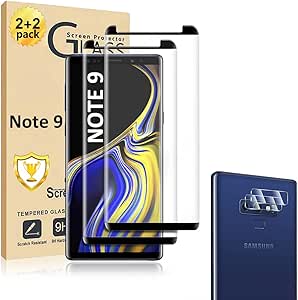 Amazon.com: Micger Galaxy Note 9 Screen Protector 【2+2 Pack】 With ...