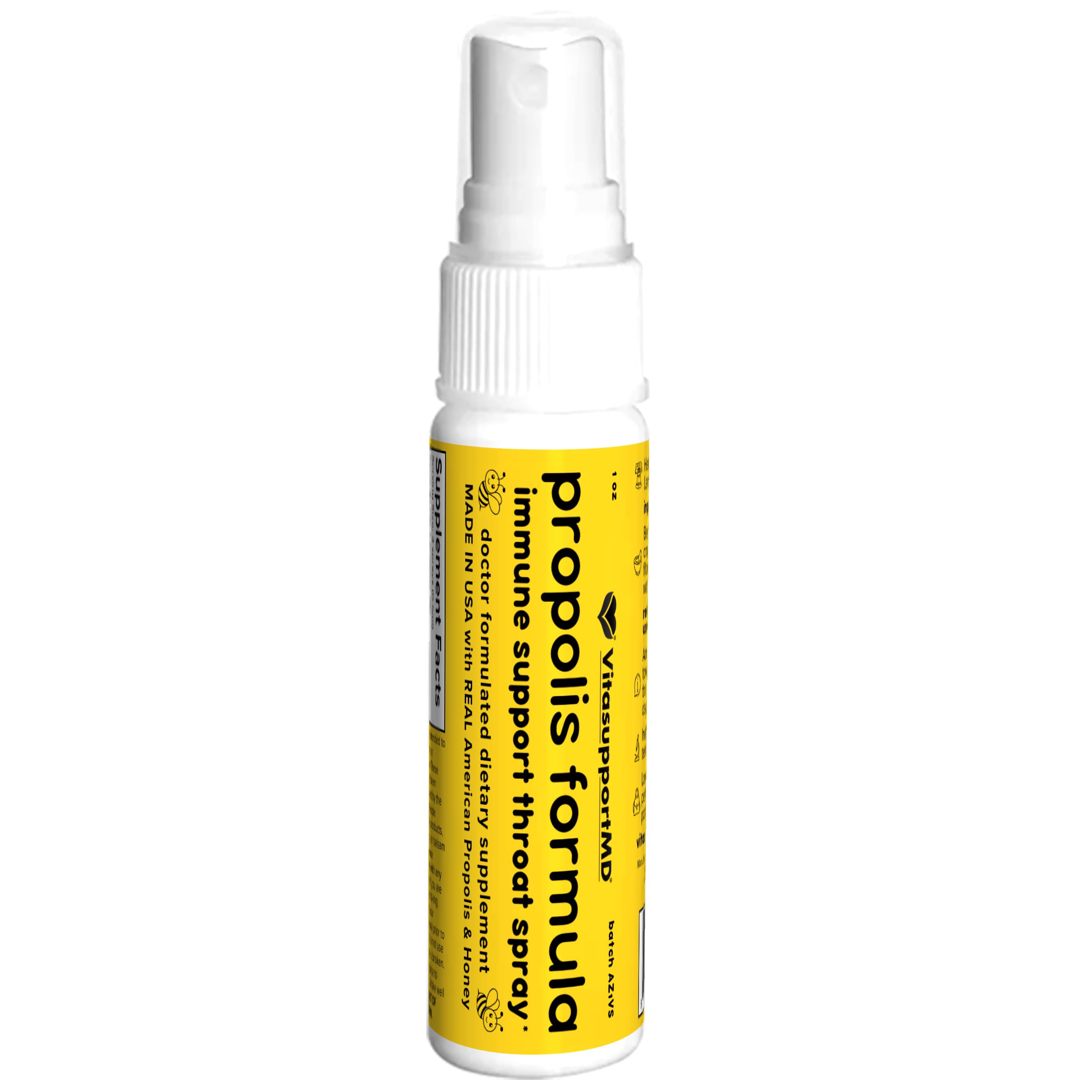 Amazon.com: VITASUPPORTMD Propolis Formula Throat Spray - Doctor ...