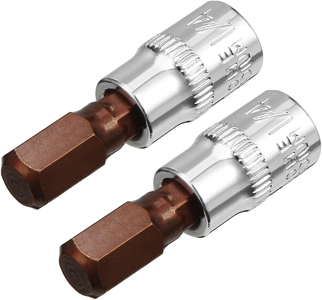 Amazon.com: 1/4" Drive x H8 (8mm) Hex Bit Socket, S2 Steel Bits, CR-V ...