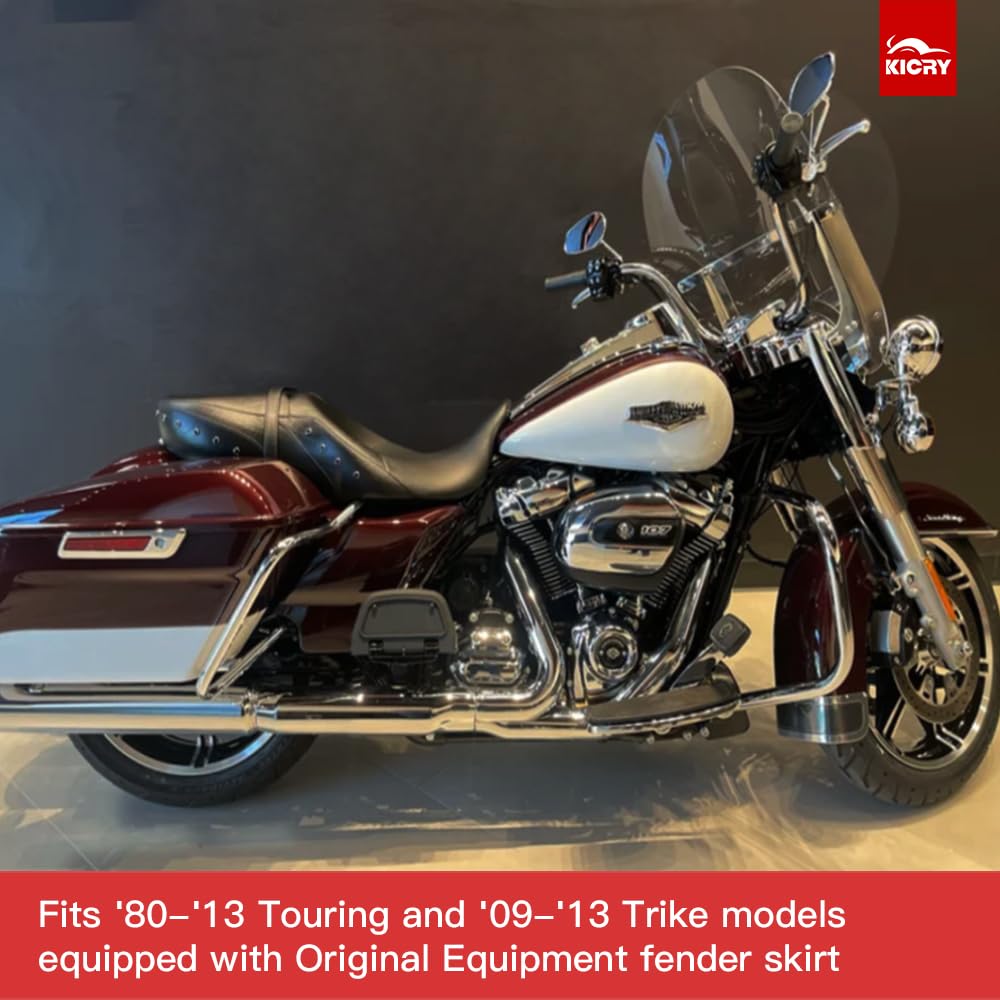 Snapklik.com : Chrome Front Lower Fender Trim Skirt For Harley Touring ...