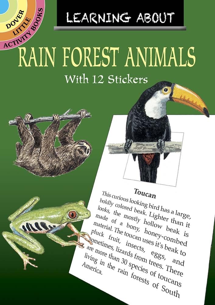 Learning About Rain Forest Animals (Dover Little Activity Books ...
