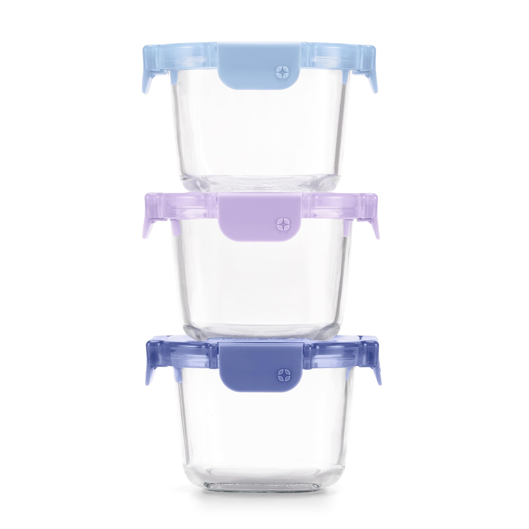 Ello Color Lock 2 Cup 6PC, 3 Pack Glass Meal Prep Sets Leak-Proof Glass ...