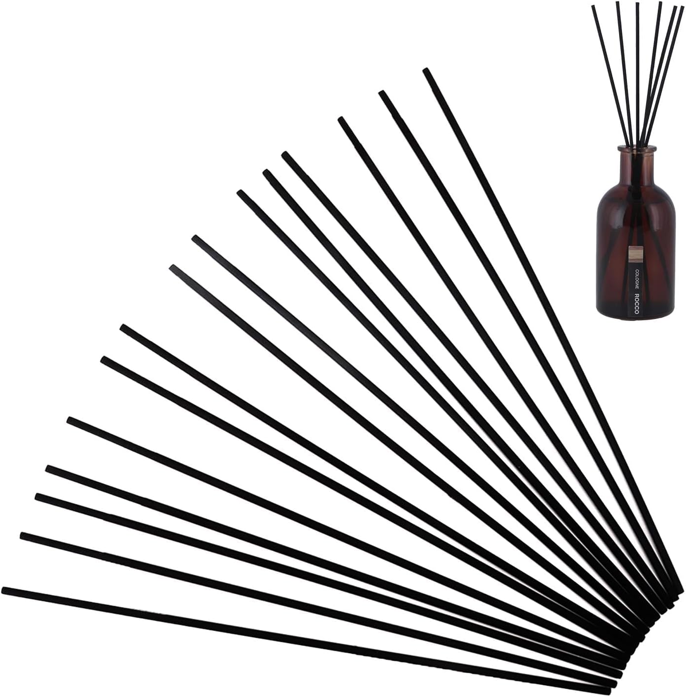 20 Pcs Reed Diffuser Sticks, 30CM Natural Wood Rattan Essential Oil ...