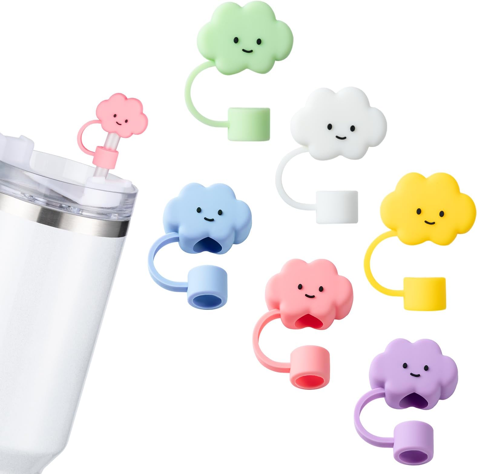 Amazon.com: Oddyami Straw Cover Topper for Stanley Cup,Cute 10mm Straw ...