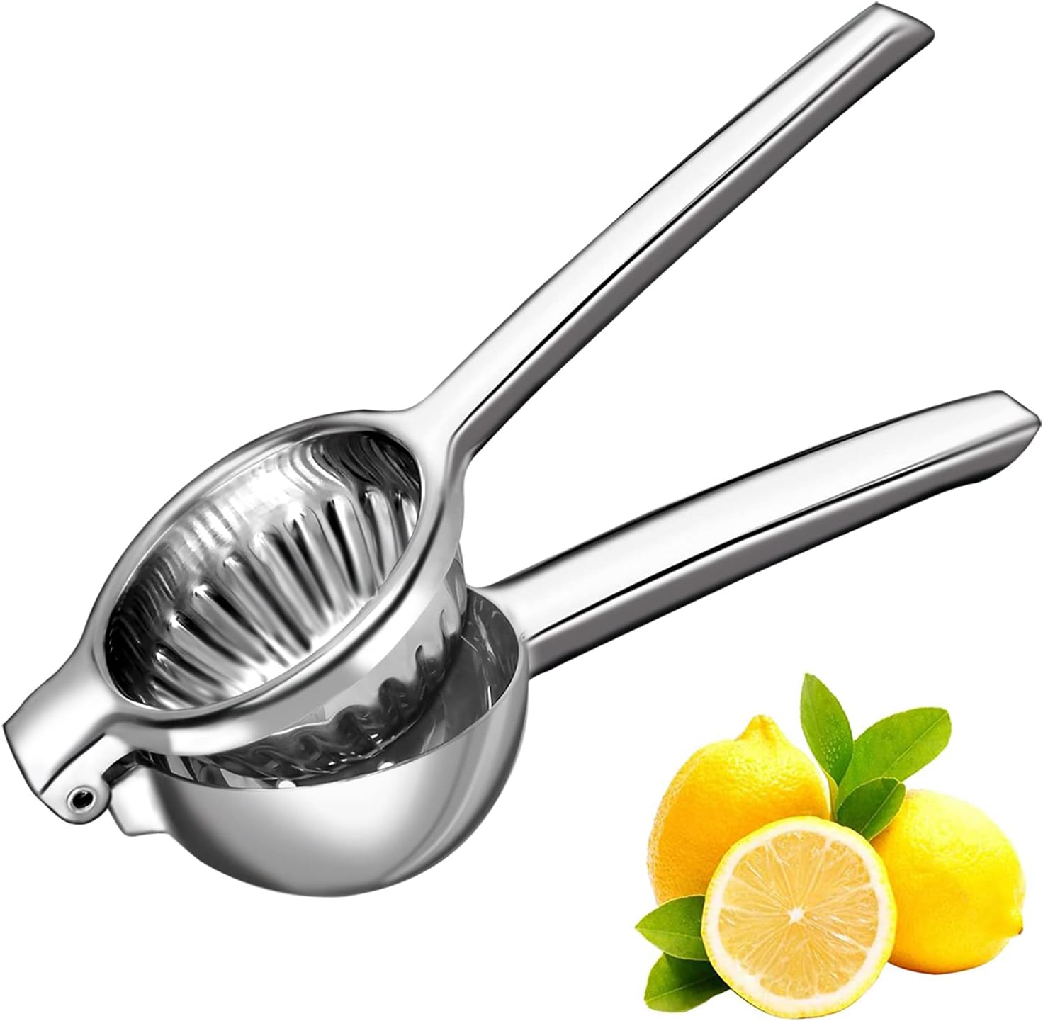 Amazon.com: Zulay Kitchen Metal 2-in-1 Lemon Squeezer - Sturdy Max Extraction Hand Juicer Lemon ...