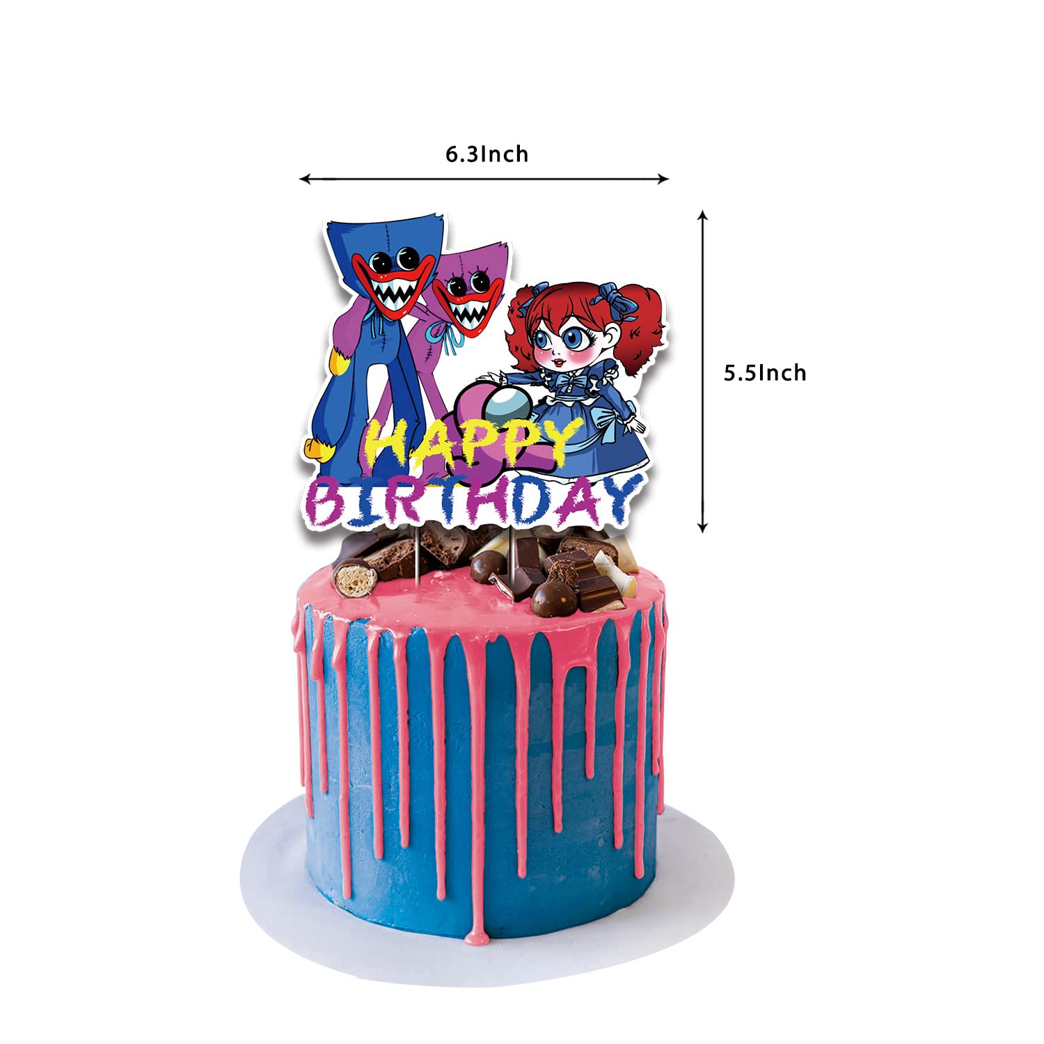 Poppy Playtime Huggy Wuggy Party Decorations Horror Game Theme Party ...