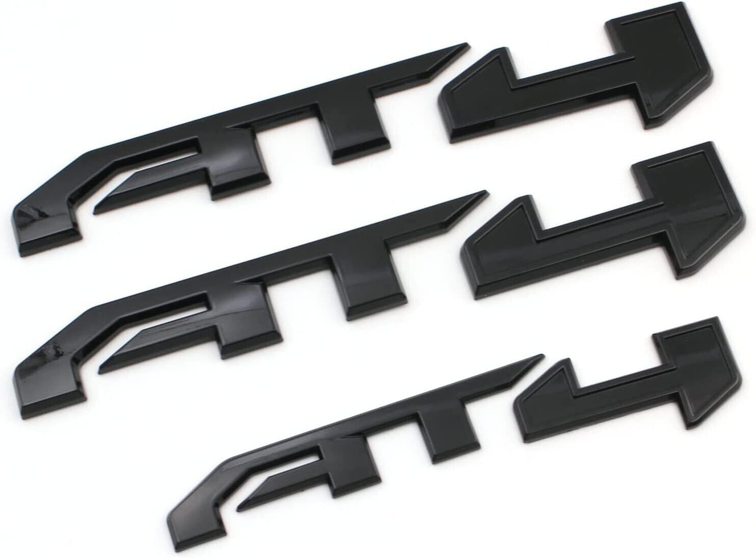 Amazon.com: 3Pcs AT4 Emblems Sierra 3D Side Door Rear Tailgate Badge ...