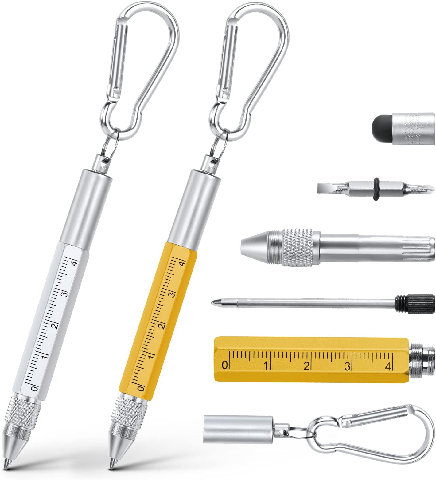 RAK Multi-Tool 2Pc Pen Set - LED Light, Touchscreen Stylus, Ruler ...