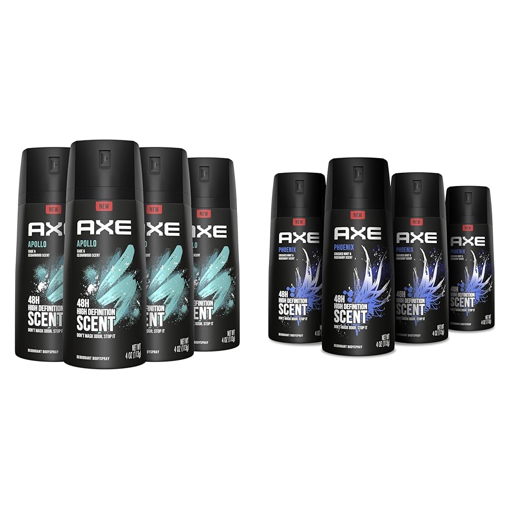 Amazon.com : AXE Apollo Body Spray Deodorant for Long-Lasting Odor ...