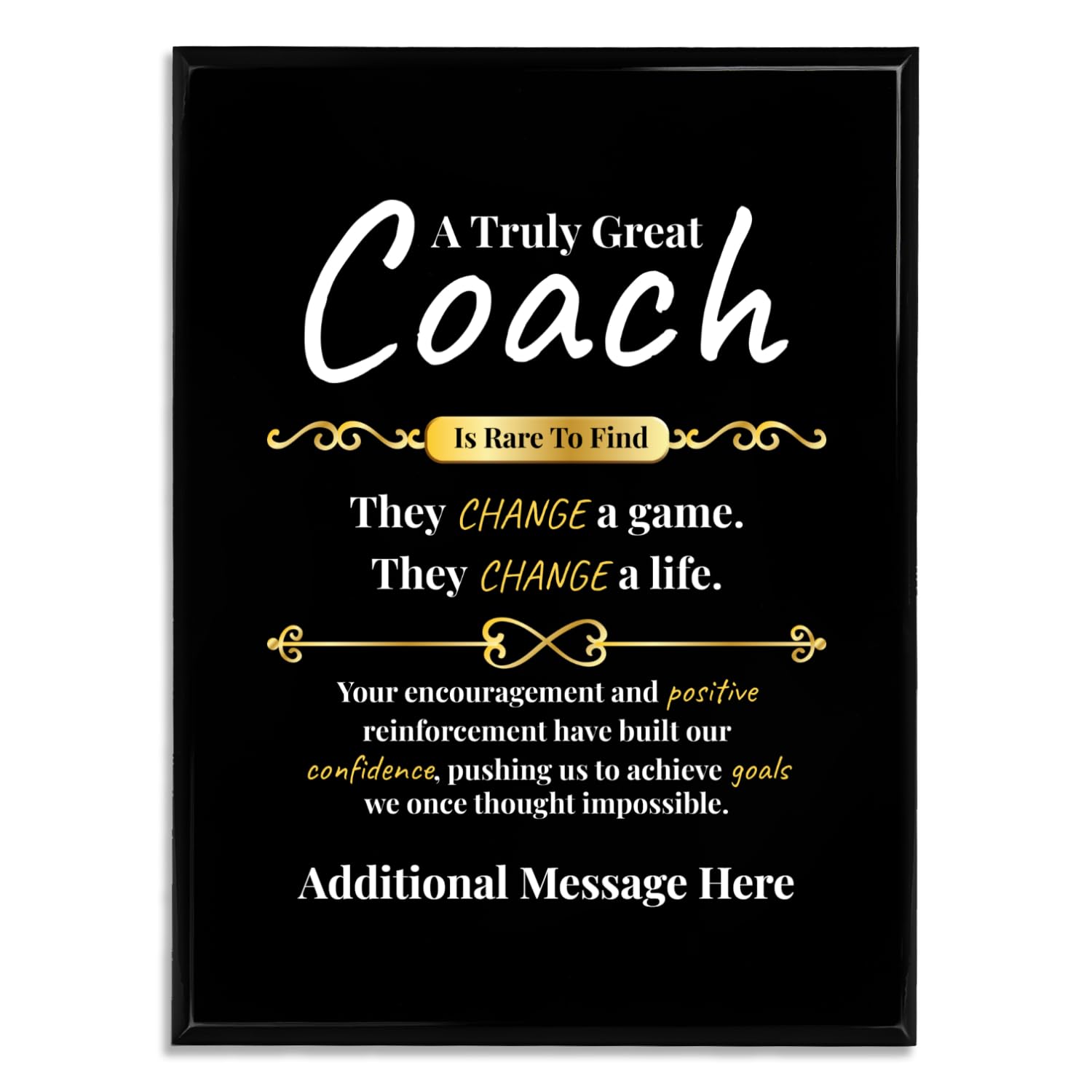 Amazon.com: Personalized Coach Plaque - Custom Award Plaque for Coach ...
