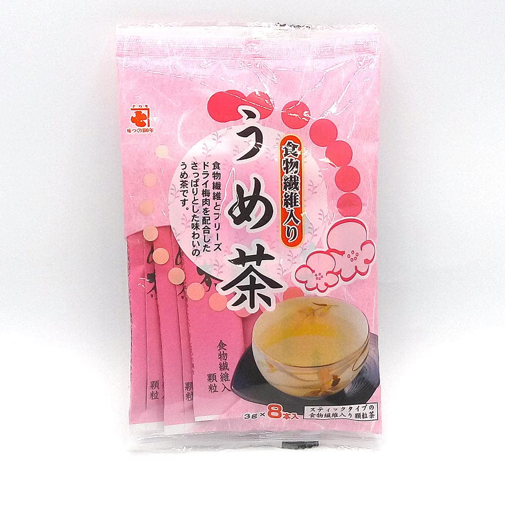 Amazon.com : Japanese Apricot Tea/Ume cha from JAPAN / 24g (3g stick ...