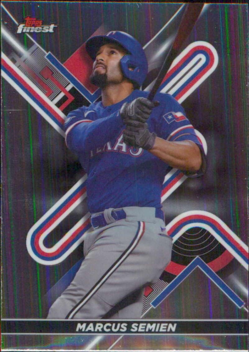 Amazon.com: 2022 TOPPS FINEST #98 MARCUS SEMIEN TEXAS RANGERS BASEBALL ...