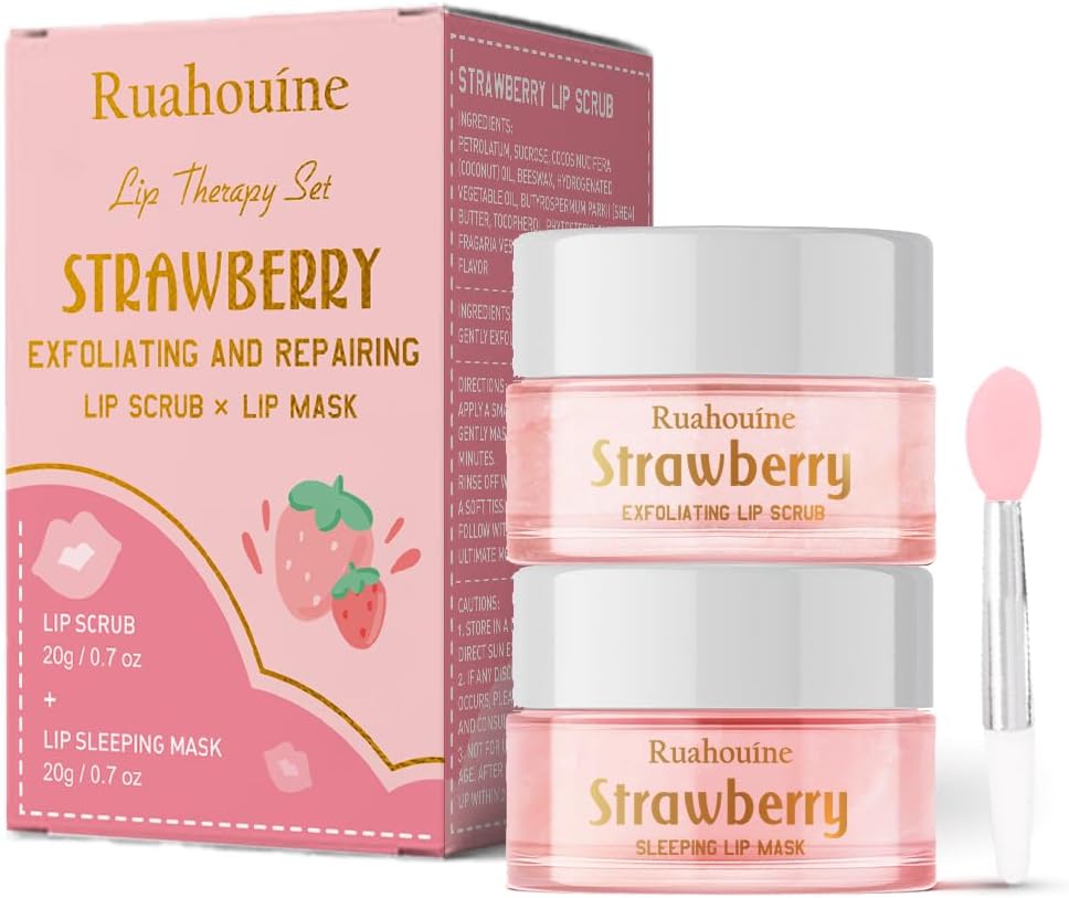 Amazon.com : ANAI RUI Lip Scrub & Lip Mask Holiday Gifts, Lip ...