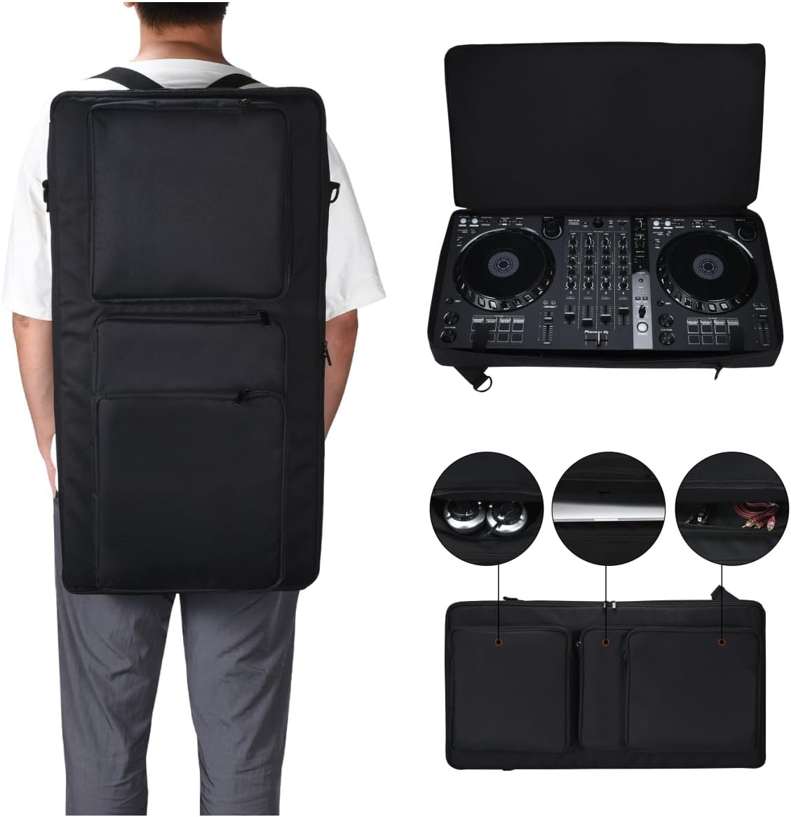 Amazon.com: Multi-functional storage bag for Pioneer DDJ-FLX6 DJ/DDJ-SX ...