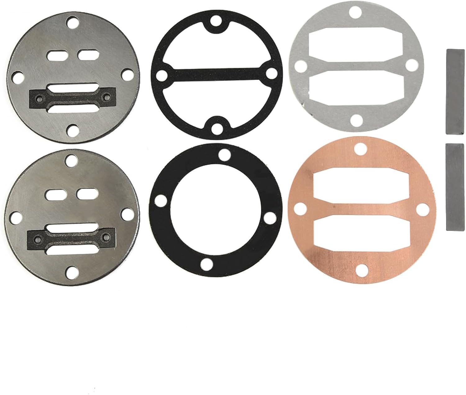 Oniissy Metal Valve Plate, Piston Air Compressor Cylinder Valve Plate ...