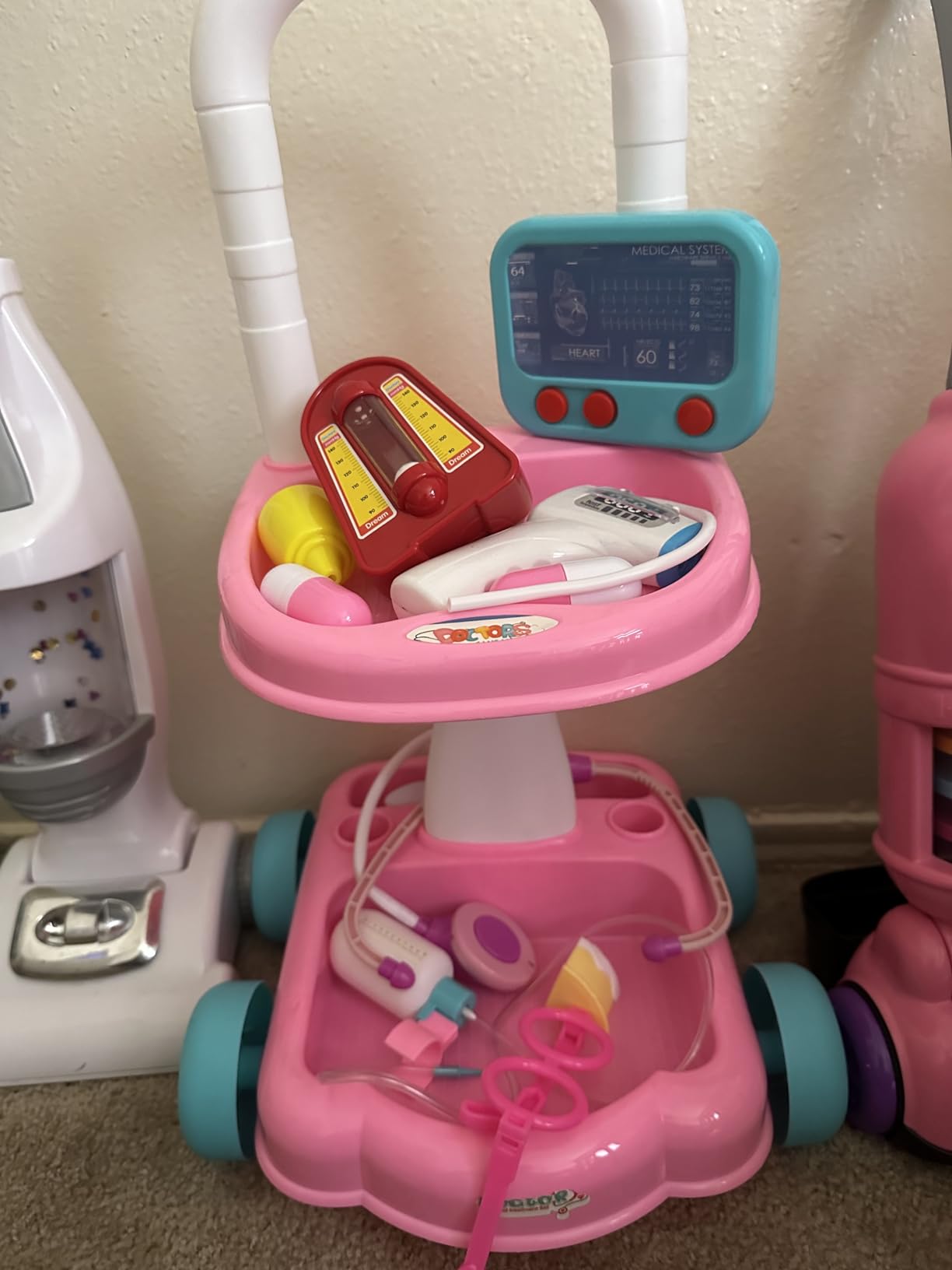 $9/mo - Finance UNIH Vet Doctor Cart(24 pcs) for Toddlers 3-5, Kids ...