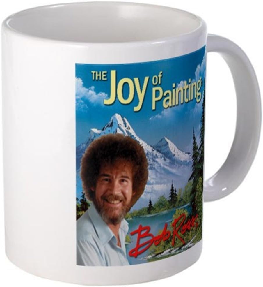 banytree Funny Mug Bob Ross Mug Unique Coffee Mug Coffee Cup Tea Cup ...