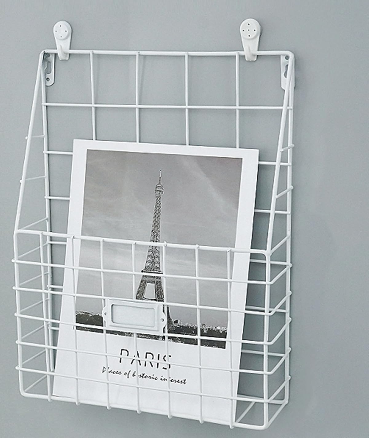KUSO Metal Rack Magazine Rack Hook Wall Hanging Magazine Rack Magazine ...