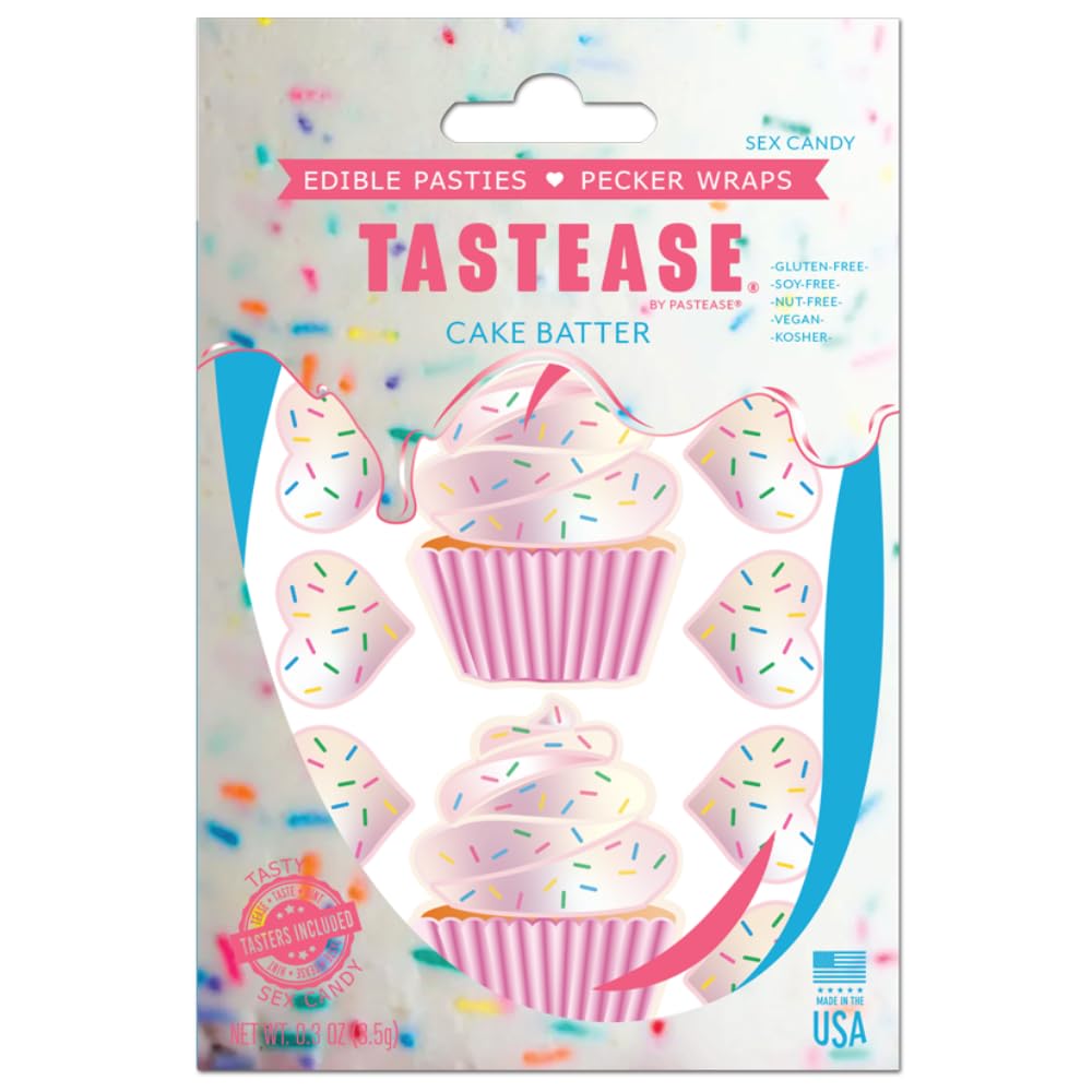 Amazon.com: Tastease - Cupcake & Heart Shaped Edible Pasties in ...