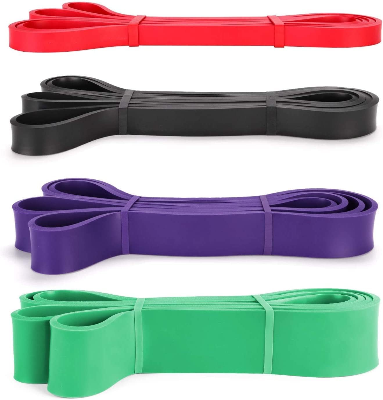 SKY-TOUCH Pull up Assist Bands Set Set Of 4 Exercise Resistance Bands ...