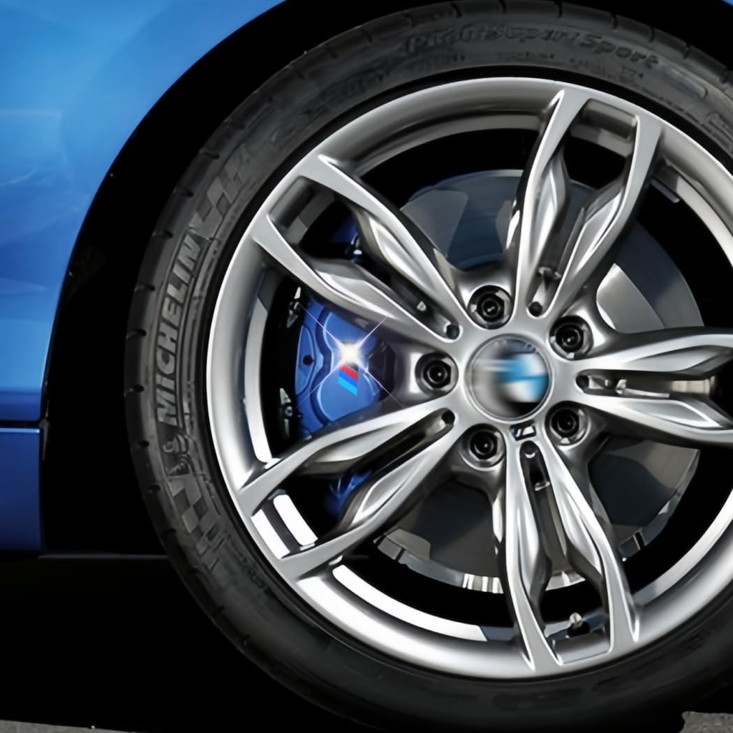 Amazon.com - 6PCS Car 3 Color M Brake Calipers Sticker Decal Black M ...