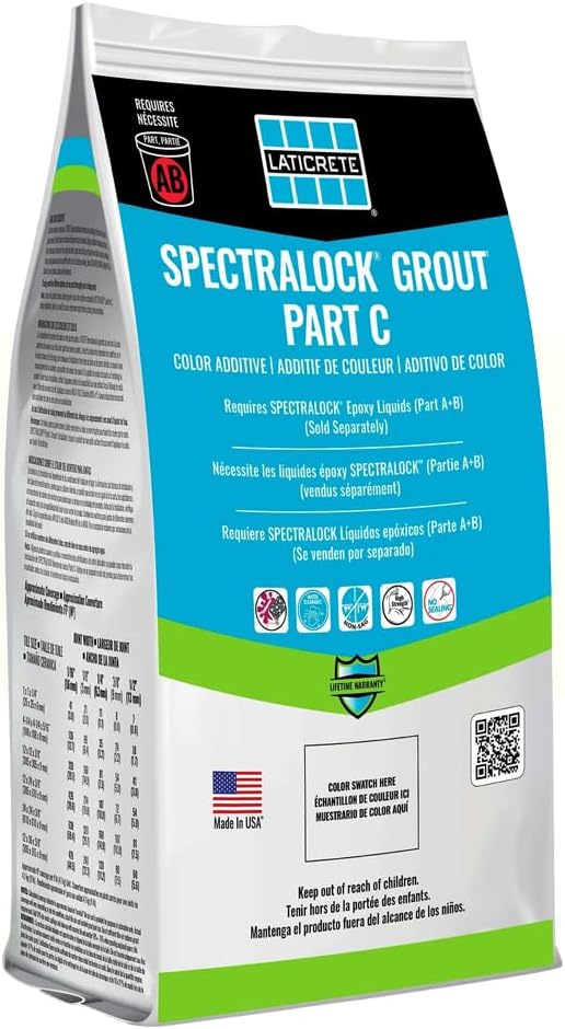 LATICRETE SPECTRALOCK® 1 Pre-Mixed Grout (#39 Mushroom) - Amazon.com