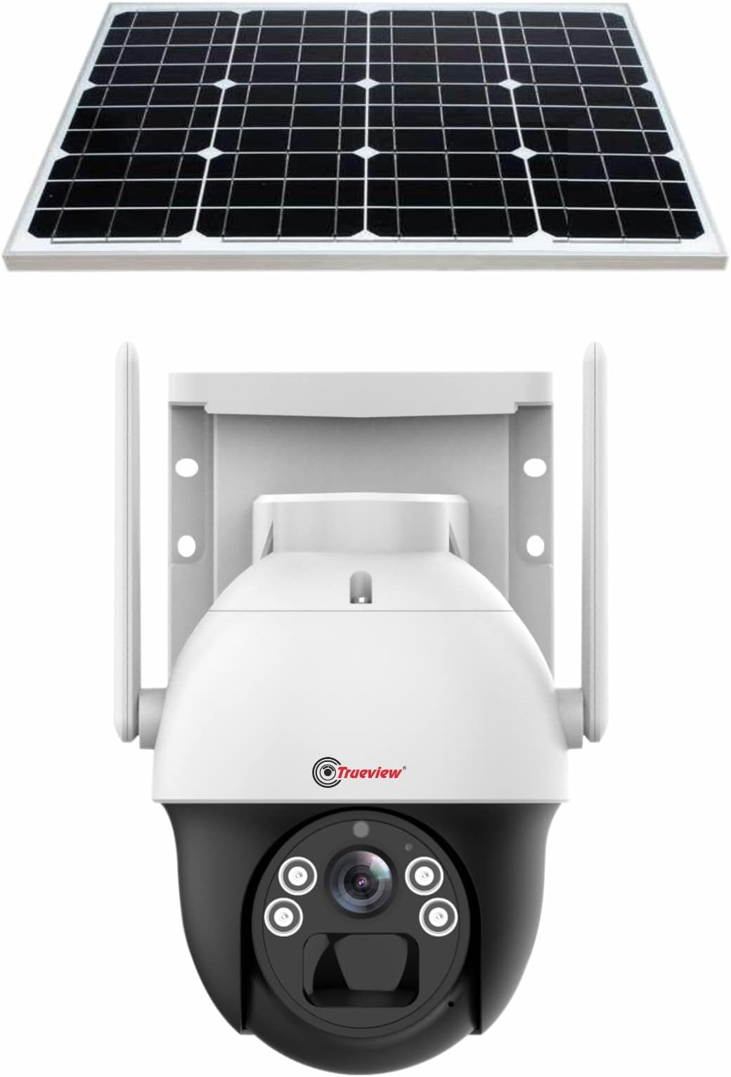 Buy Trueview 4G Sim 4Mp Solar Powered CCTV Security Camera with Solar ...