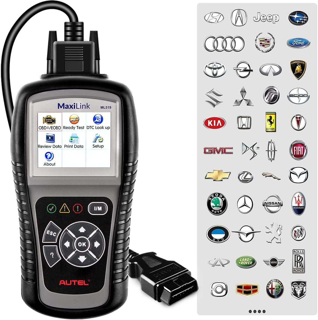 Autel AutoLink AL519 OBD2 Scanner Enhanced Mode 6 Check Engine Code ...