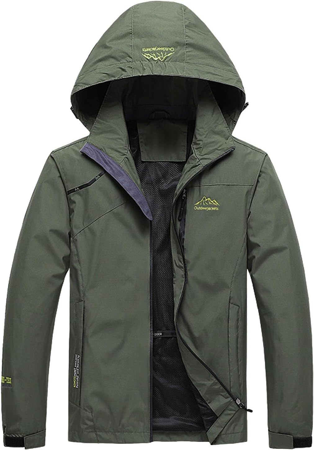 Men'S Softshell Hood Jacket For Windproof Sportswear Training Hiking ...