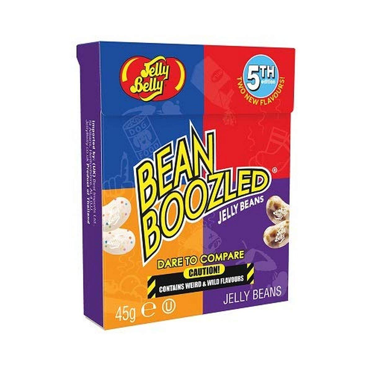 Amazon.com : Jelly Belly BeanBoozled Jelly Beans, 4th Edition, 1.6-oz ...