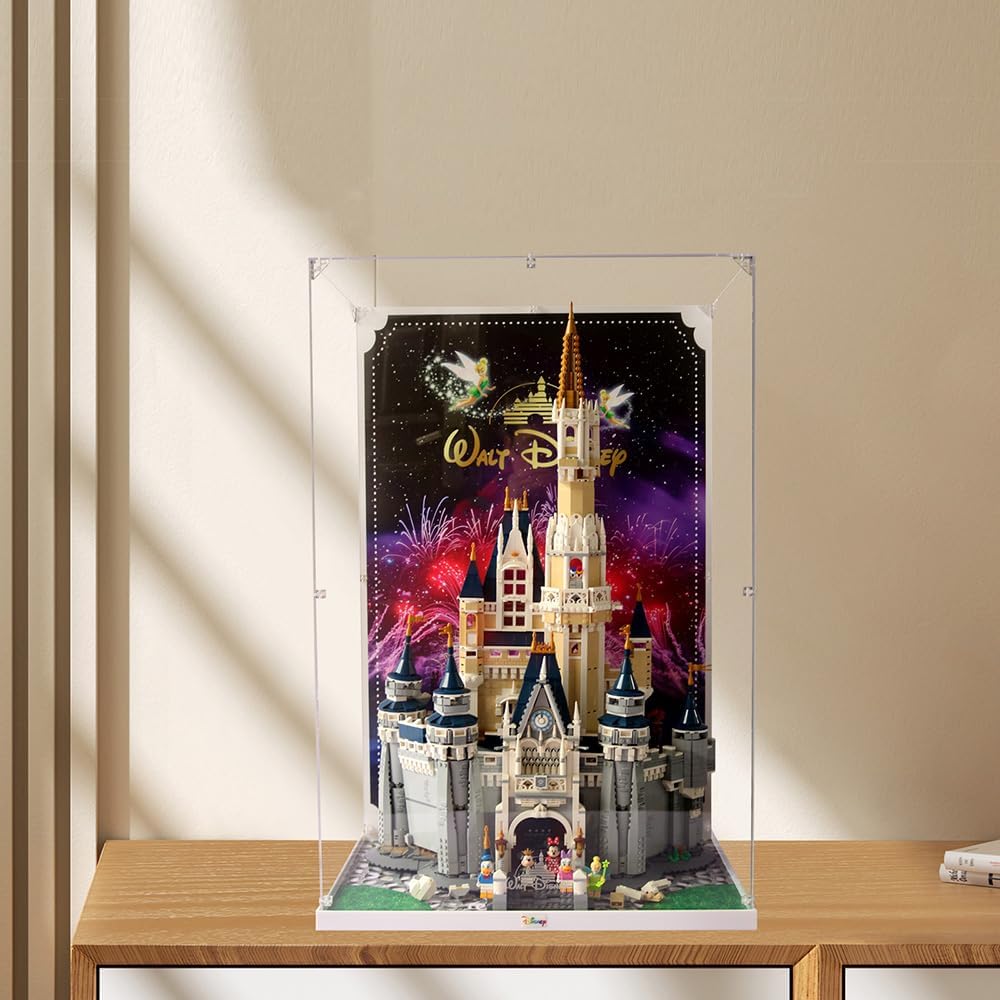 Amazon.com: ANGFJ Acrylic Display Case for Lego Disney Castle 71040 ...