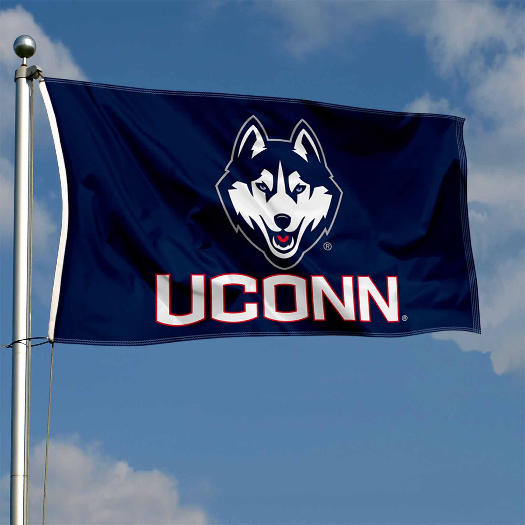 Snapklik.com : UCONN Large 3x5 College Flag
