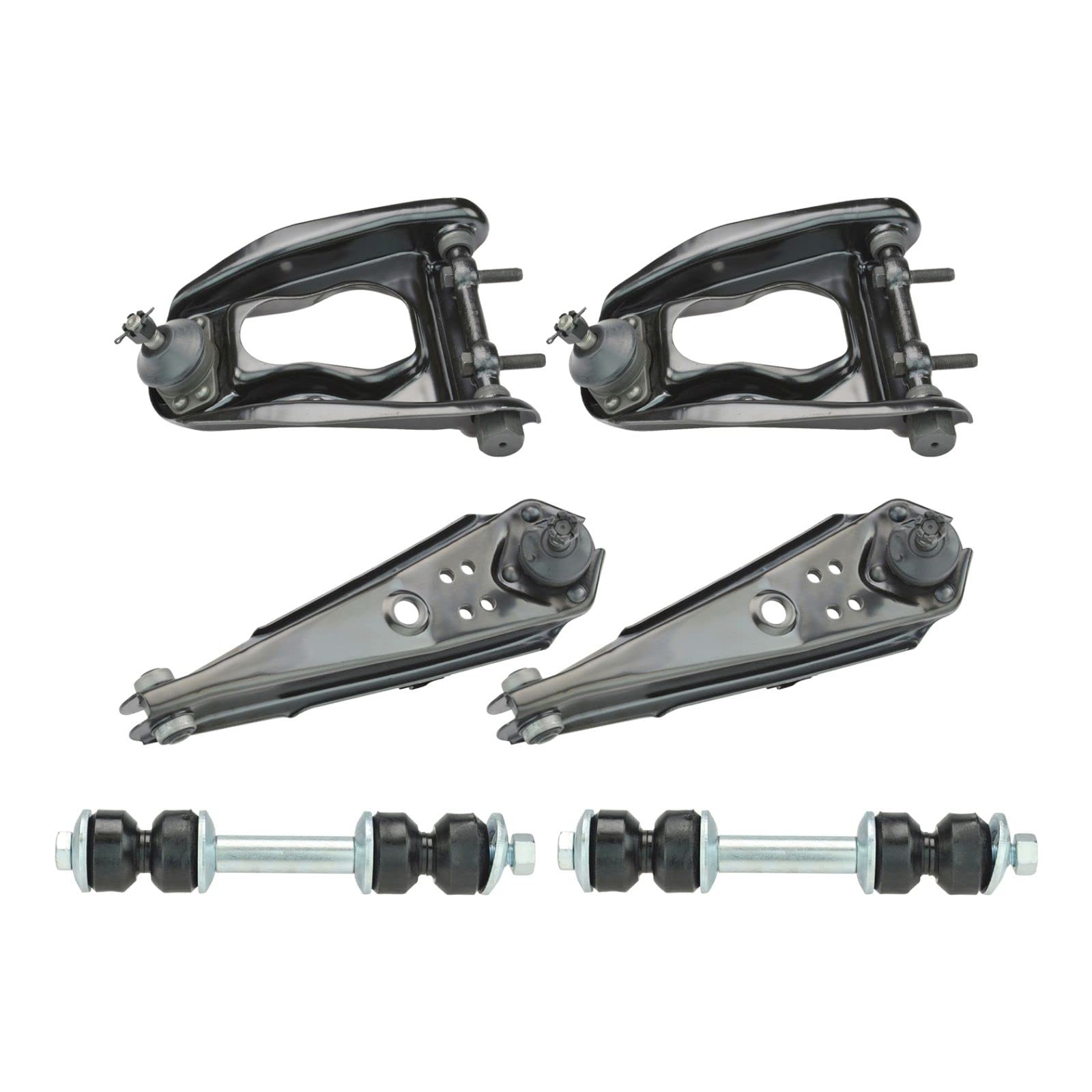 Amazon.com: Front Suspension Kit Control Arm with Ball Joint Sway Bar ...