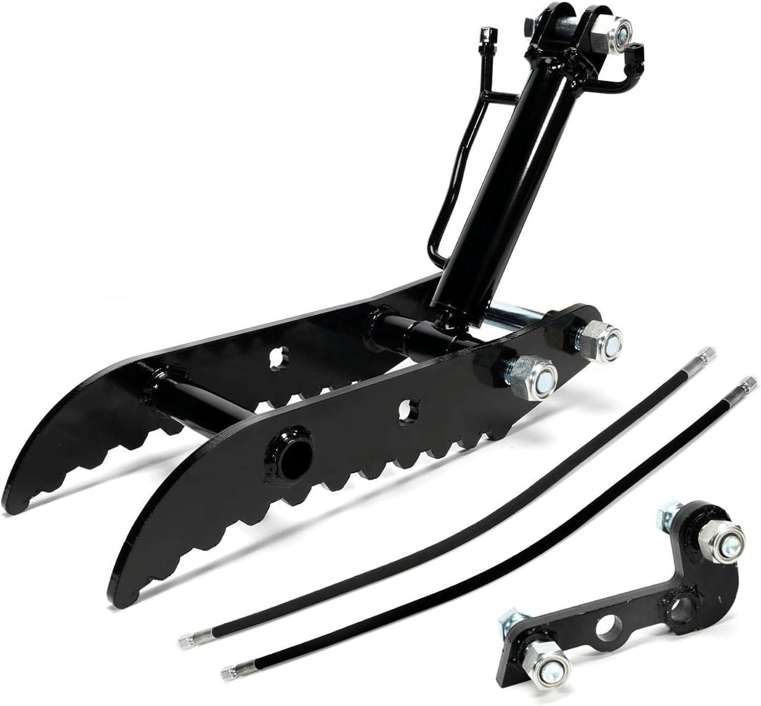 Nurnesy 3 Hole Excavator Hydraulic Thumb Clamp - Manganese Steel ...