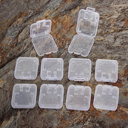 Amazon.com: AKOAK 10pc Collection Clear Plastic Memory Card Case Holder ...