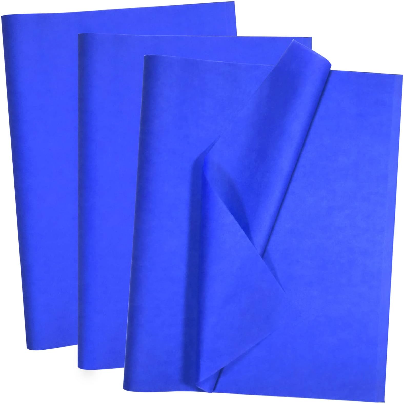 Amazon.com: 100 Sheets Blue Tissue Paper Artdly 14 x 20 Inches Blue ...