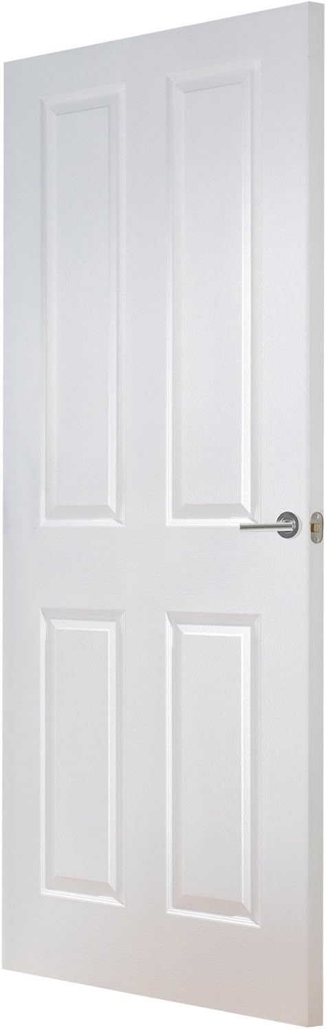 Premdor Moulded 4 Panel Textured Safe n Sound Internal Door H 78in x W ...