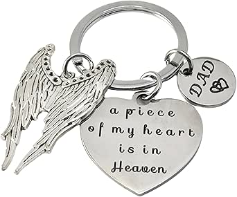 Amazon.com: Dad Memorial Gift Keychain In Loving Memory Dad Memorial ...